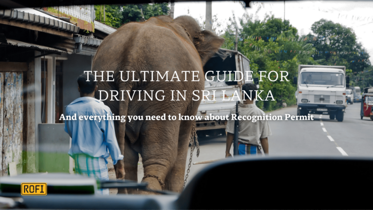 Ultimate Guide For Driving In Sri Lanka And Recognition Permit
